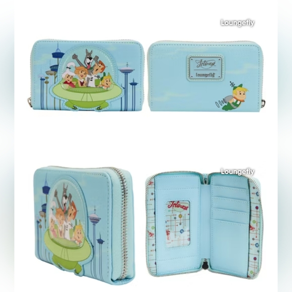 Loungefly | Bags | Nwt Loungefly The Jetsons Spaceship Zip Around ...